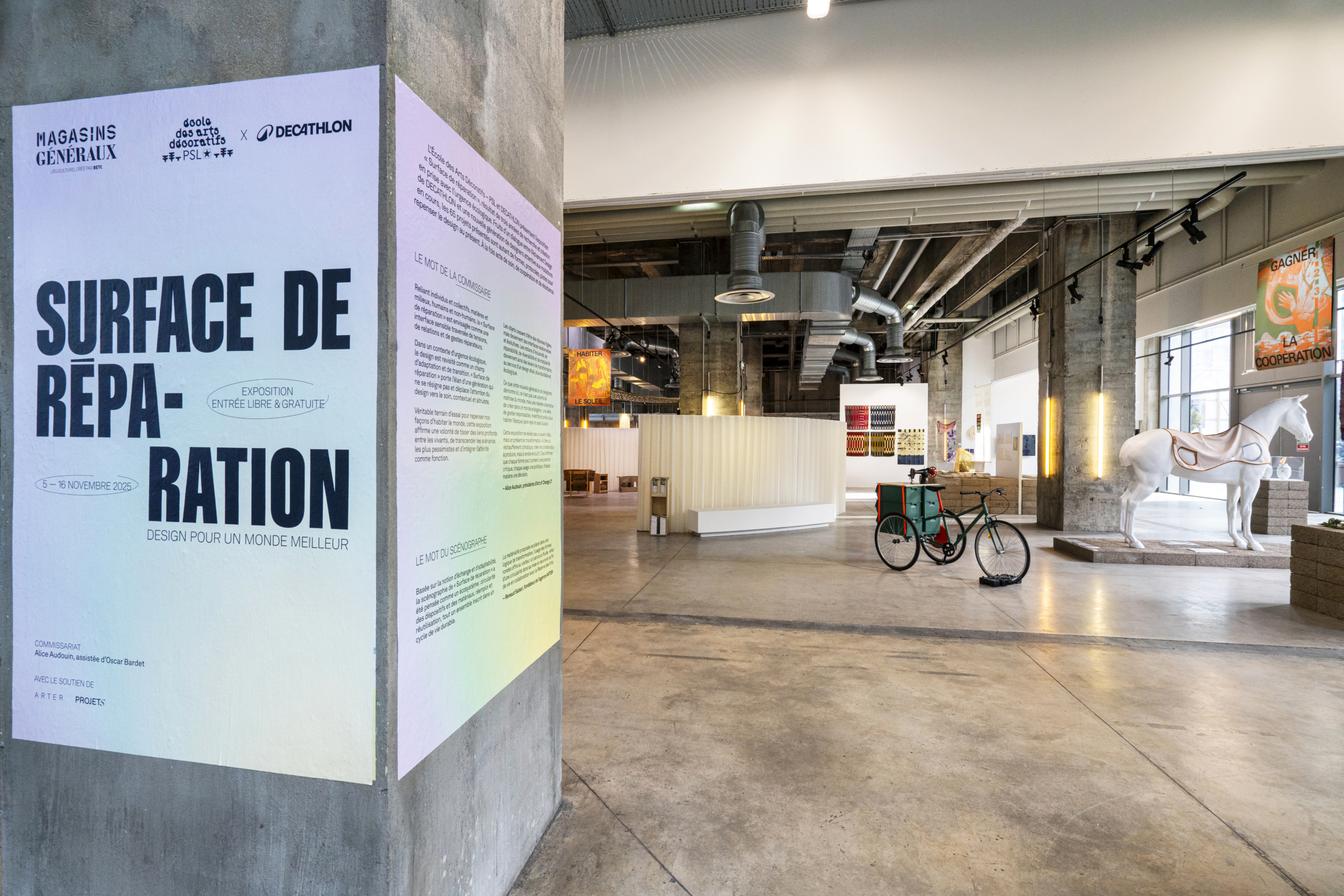 ENSAD x Decathlon - "Surface de réparation" – Magasins Généraux | ARTER